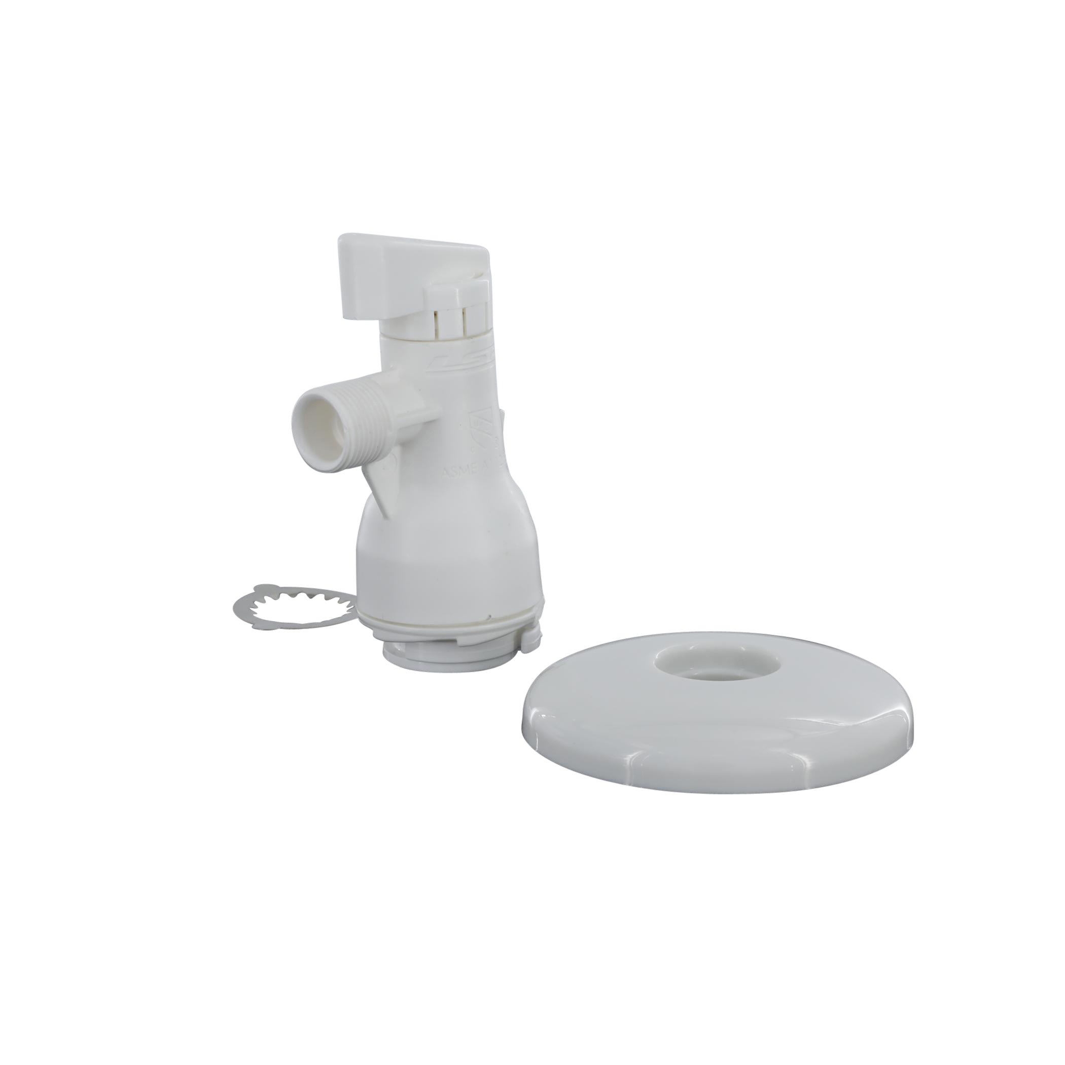 Push-On Quarter Turn Angle Stop Valve - Danco