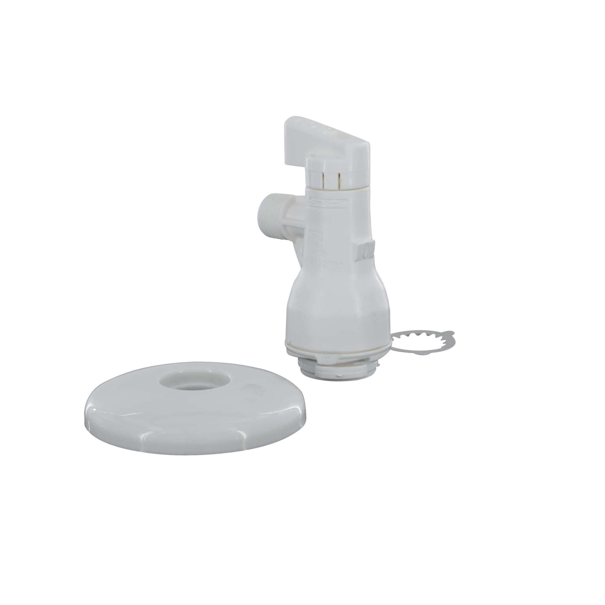 Push-On Quarter Turn Angle Stop Valve - Danco