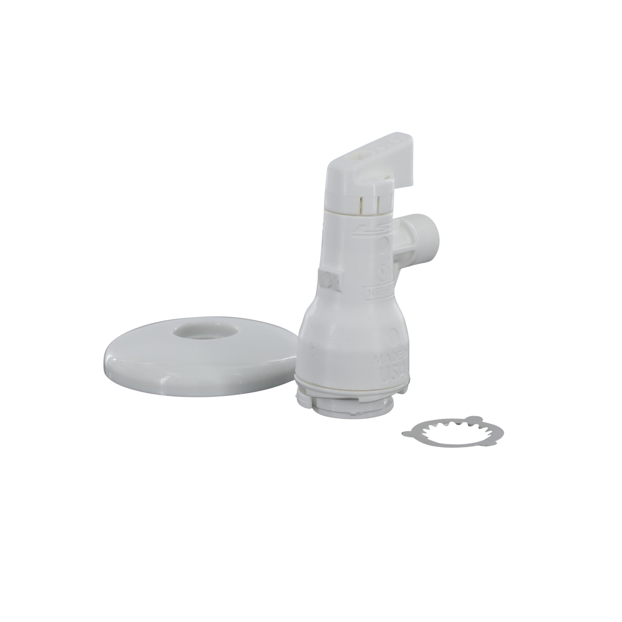 Push-On Quarter Turn Angle Stop Valve - Danco