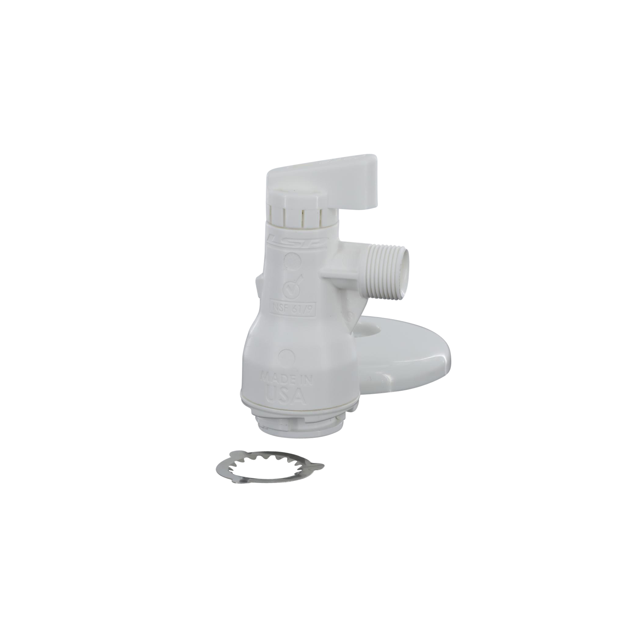 Push-On Quarter Turn Angle Stop Valve - Danco