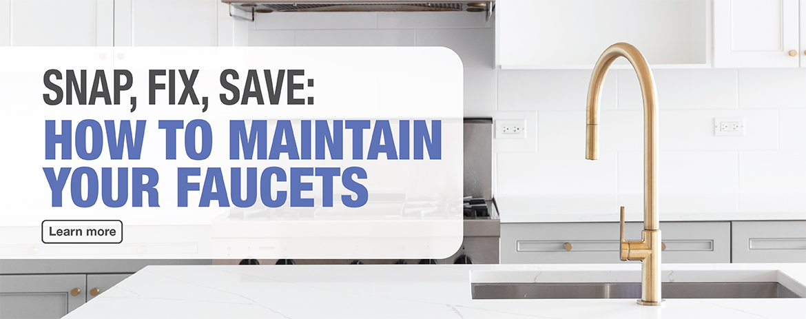 Snap, Fix, Save: How to Maintain Your Faucets | Danco